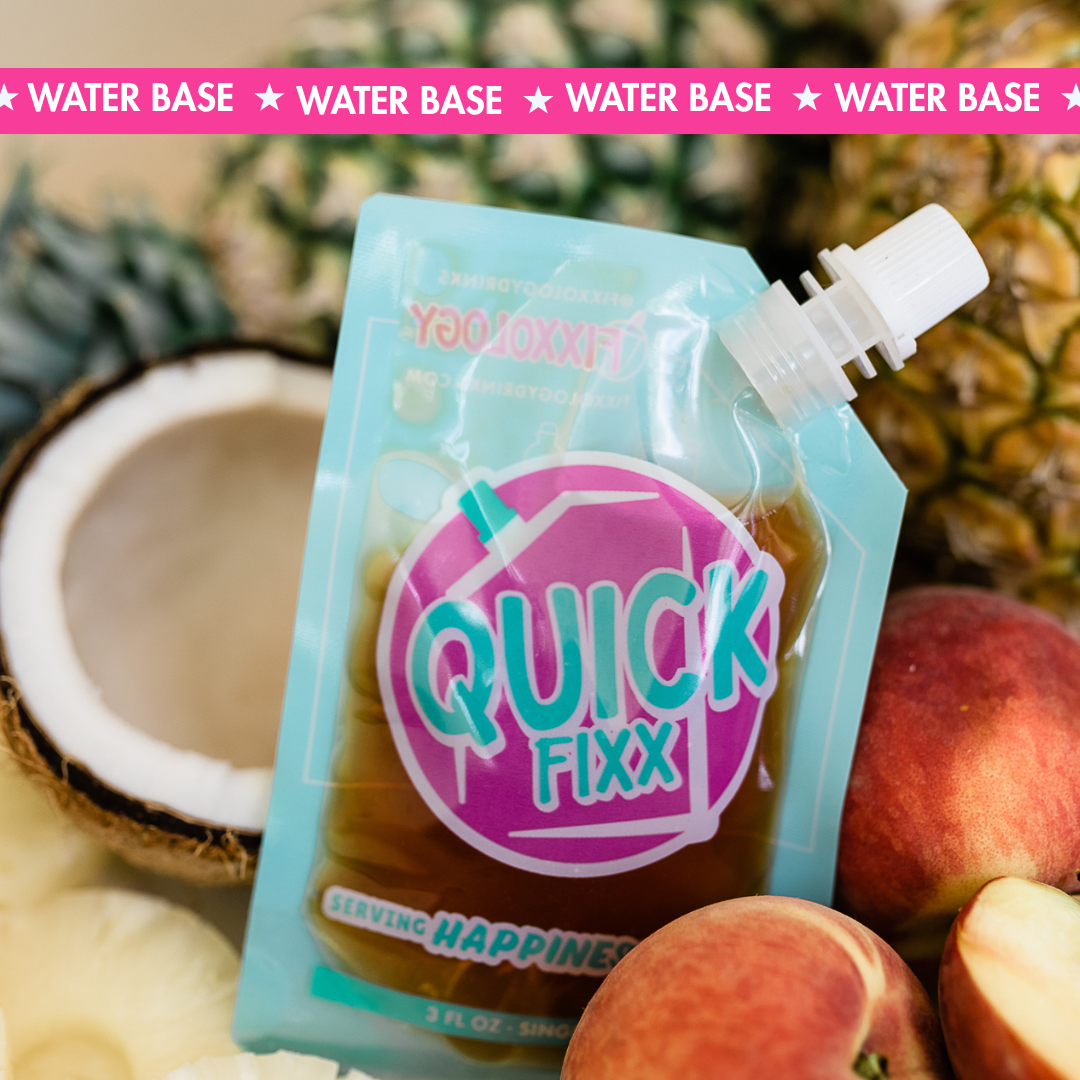 Caffeinated Flavored Water Packets | QuickFIXX by Fixxology